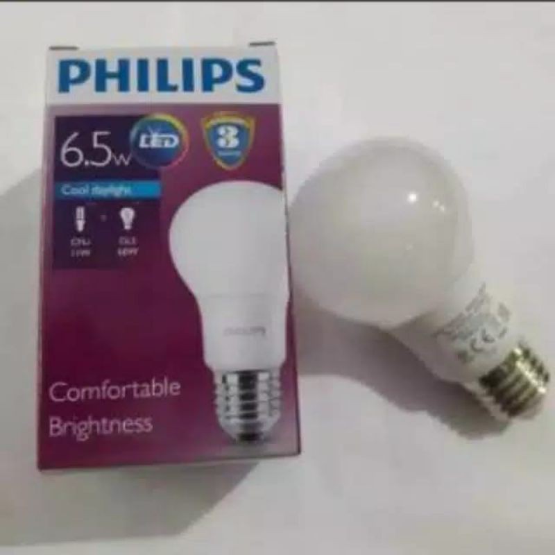 Jual BOHLAM PHILIPS LED 6 WATT BULB E27 | Shopee Indonesia