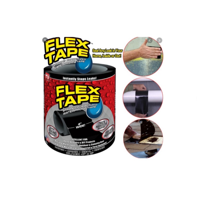 Jual Isolasi lakban ajaib tambal Lem kran pipa bocor super kuat serba guna magic tape Flex Tape ...