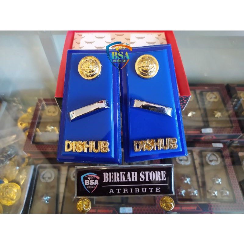 Jual PANGKAT DISHUB HONORER SMA BALOK LIST BIRU FULL MIKA - EXCLUSIVE ...