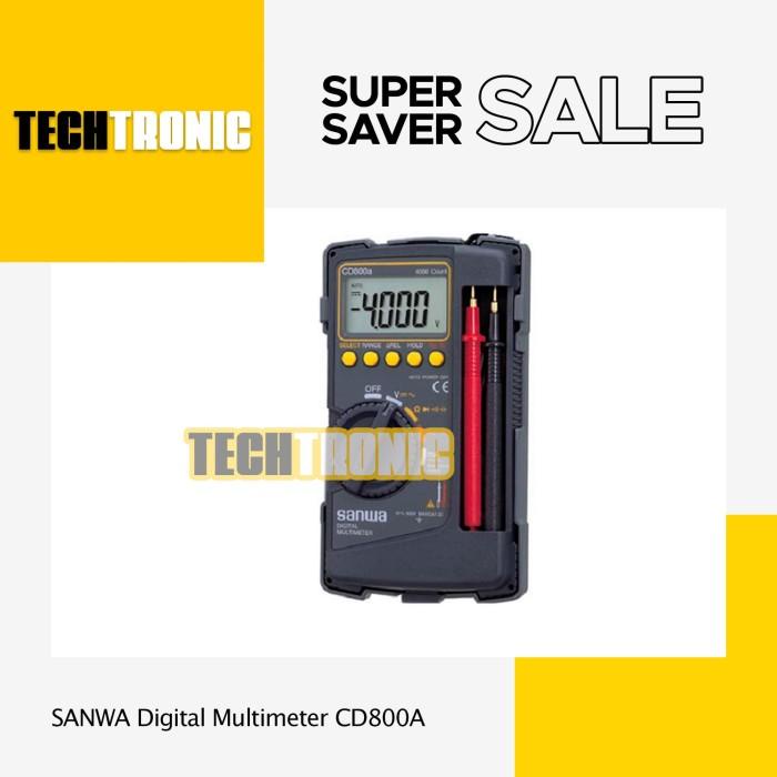 Jual Current Meter Digital Multimeter Sanwa Cd800A - Techtronic ...