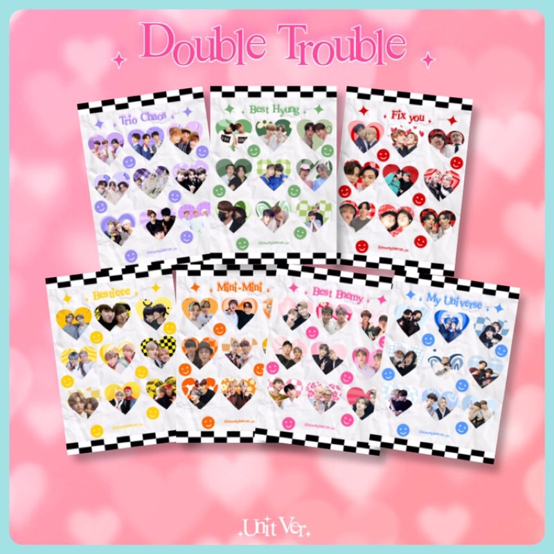 Jual DOUBLE TROUBLE STICKER | UNIT | BANGTAN7 FANMADE GOODS | Shopee ...