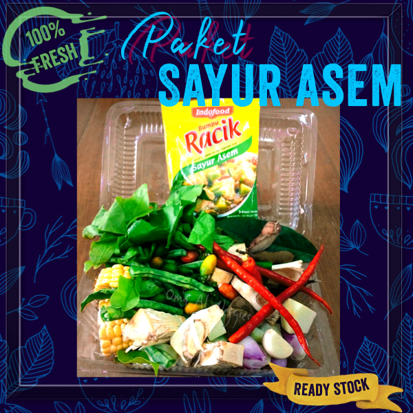 Jual PAKET SAYUR ASEM SIAP MASAK DENGAN BUMBU Per PACK | Shopee Indonesia
