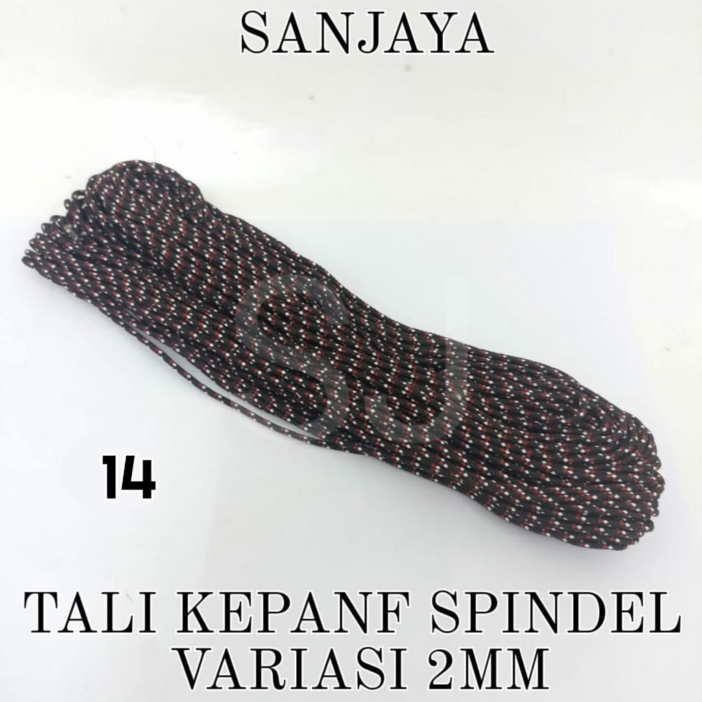 Jual Tali Kepang Nilon Ukuran 2mm / Tali Sumbu / Tali Kepang Sumbu ...