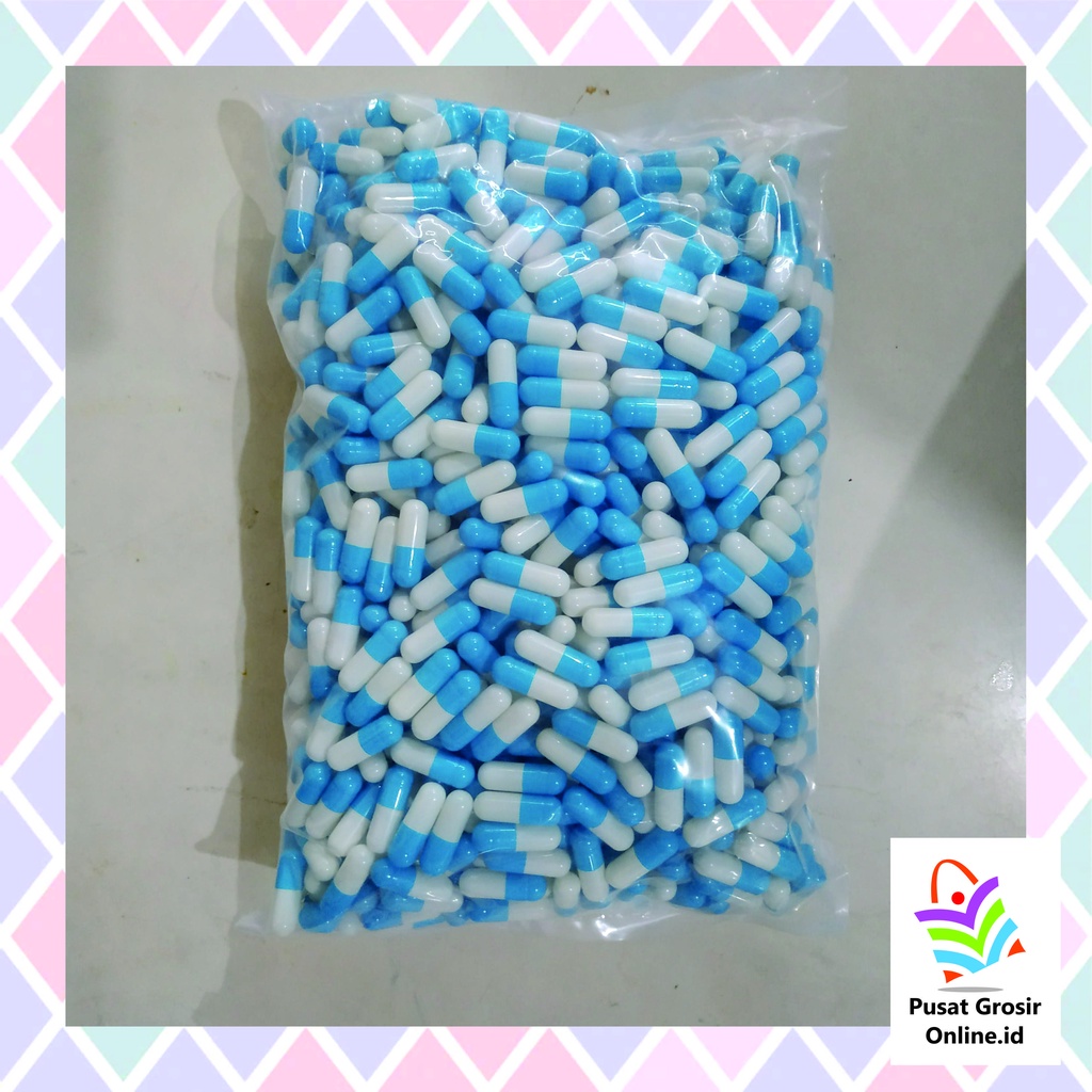Jual Cangkang Kapsul / Ukuran No 000 00 0 1 2 3 Warna Kosong Nomor - Halal - capsul - NON Minyak ...