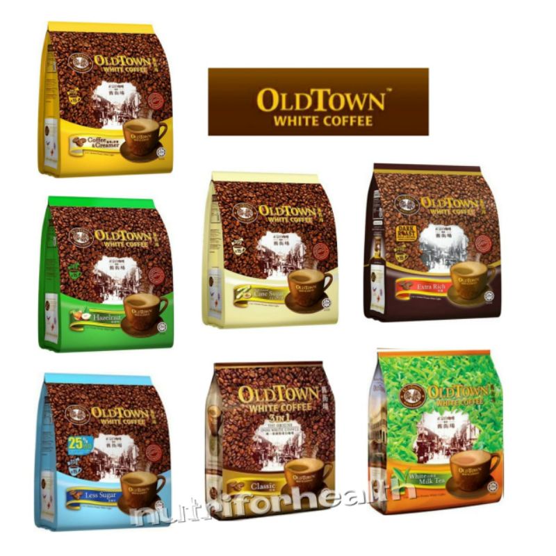 Jual Old Town White Coffee 3 in 1 Extra Rich Hazelnut Classic Coffee ...