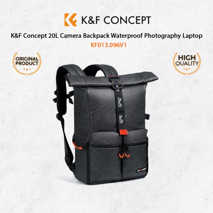 Jual K&F KNF Concept 20L Camera Backpack Waterproof Photography Laptop - Camera Bag - Tas Kamera ...