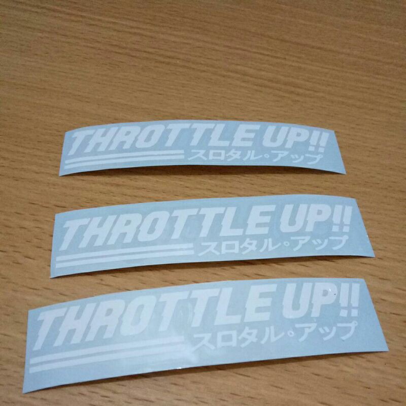 Jual sticker throttle up | Shopee Indonesia