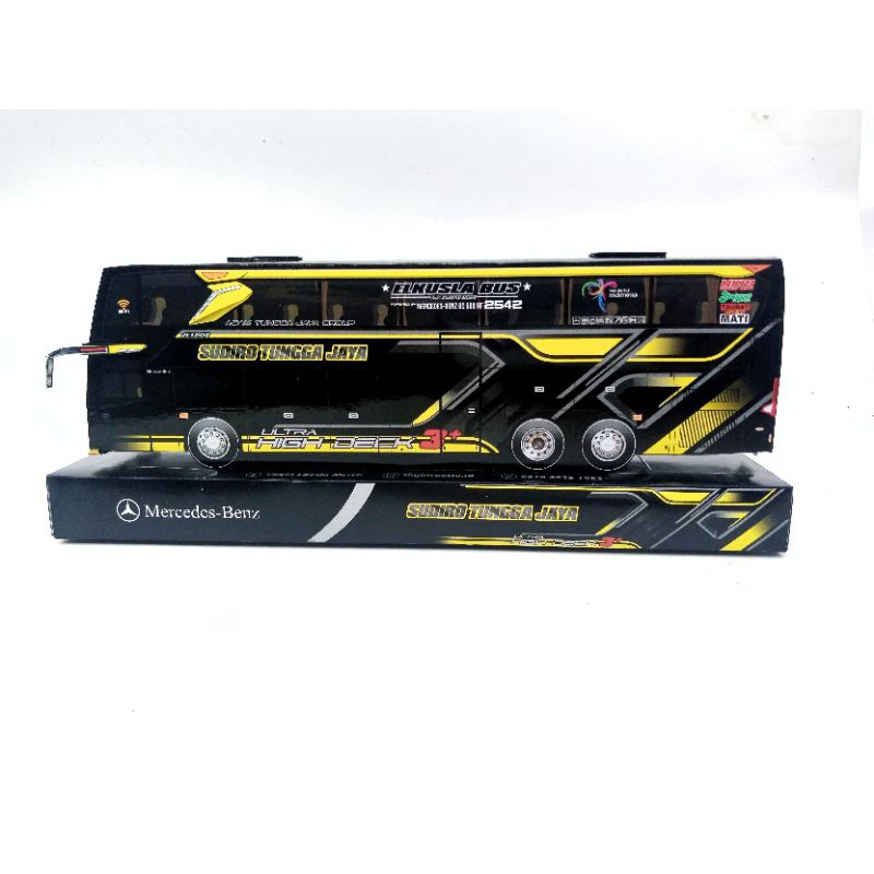 Jual MINIATUR PAPERBUS PAPERCRAFT BIS BUS SUDIRO STJ Sudiro Tungga Jaya ...