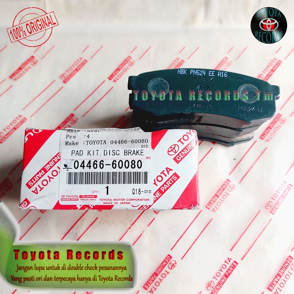 Jual Kampas Rem Belakang Toyota Landcruiser Original Genuine Toyota ...