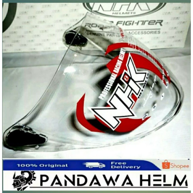 Jual KACA HELM NHK R6 ORIGINAL | Shopee Indonesia