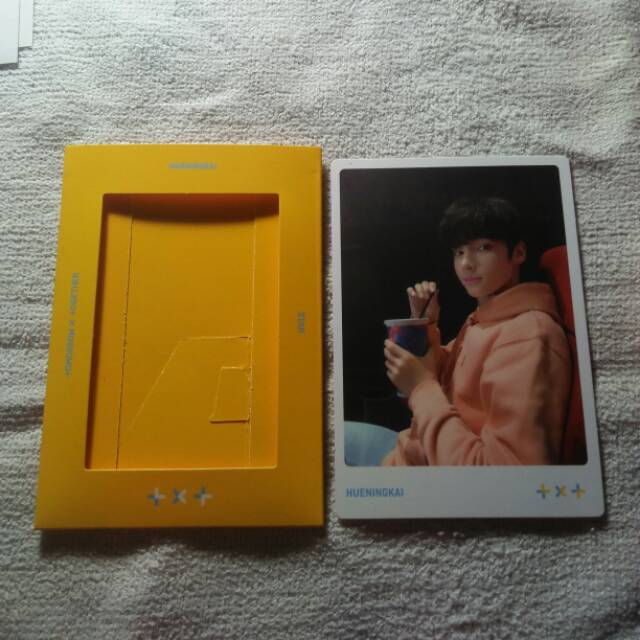 Jual (BISA COD) PHOTOCARD TXT TOMORROW X TOGETHER OFFICIAL HUENINGKAI ...