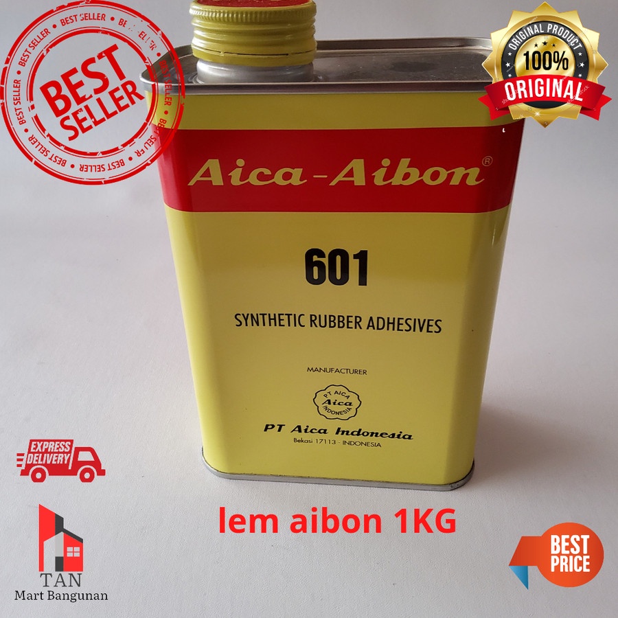 Jual lem aica aibon 601 0,1 0,5 1 kg 1/2 1/4 1 kg Grosir | Shopee Indonesia