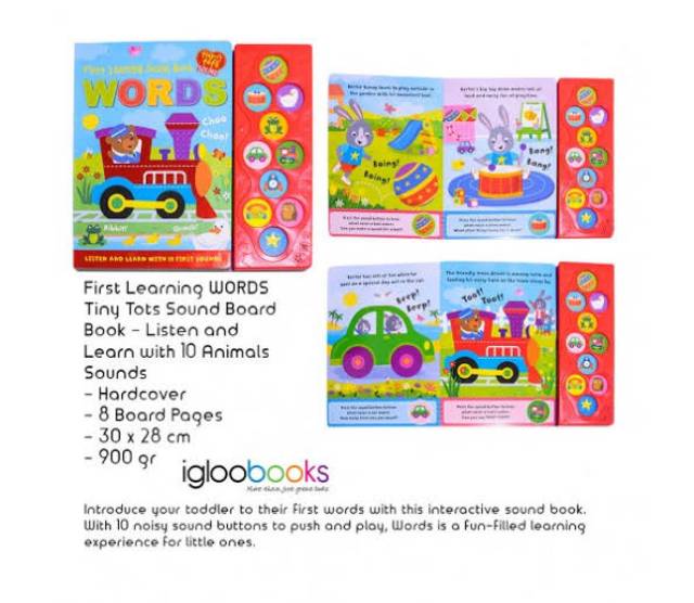 Jual Igloo Sound Book / First Learning Words Tiny Tots Sound Book / Buku Anak / Nursery Rhymes ...