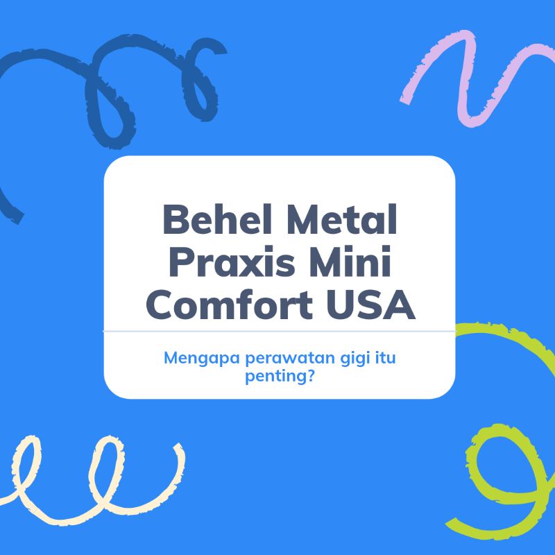 Jual Behel Metal Praxis Mini Comfort USA-1Rahang | Shopee Indonesia