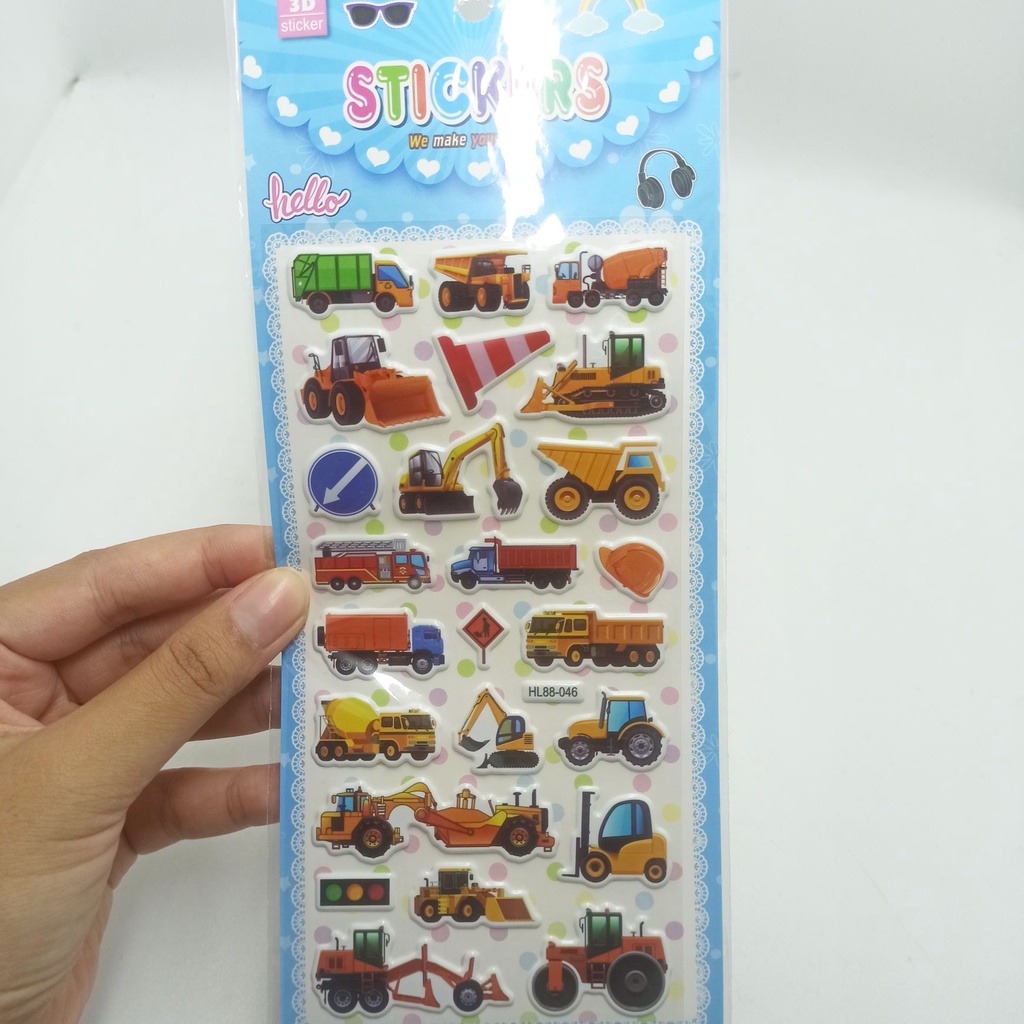 Jual Edukatoys Sticker Timbul Pt. 2 Stiker Tempelan Label Spongebob ...
