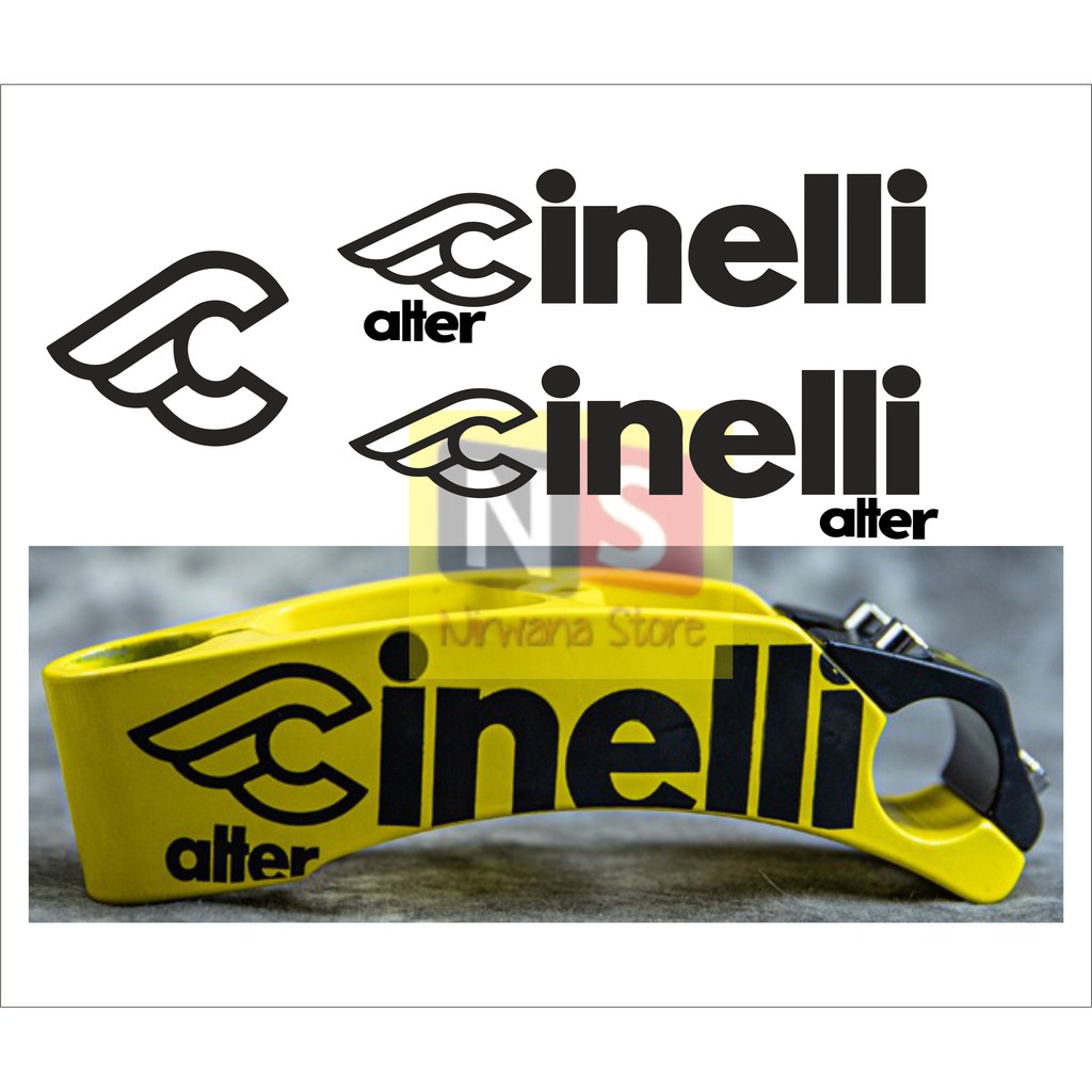 Jual stiker stem cinelli alter sticker mtb fixie roadbike | Shopee ...