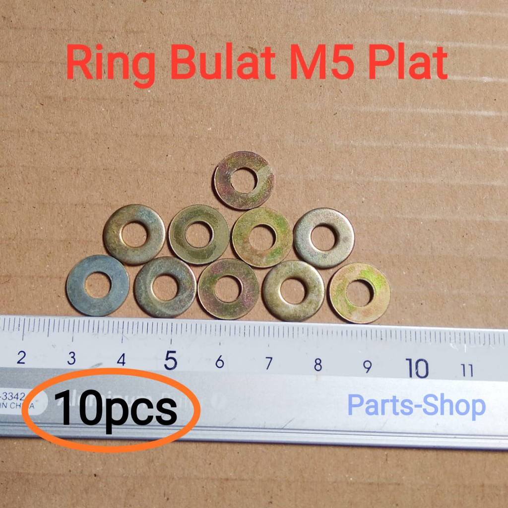 Jual 10pcs Ring Bulat Baut M5 Spacer Screw M05 Baud 5mm | Shopee Indonesia