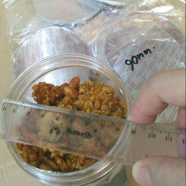 Jual 100pcs Seal Botol Plastik PET 90mm - Seal Alumunium Foil ukuran ...