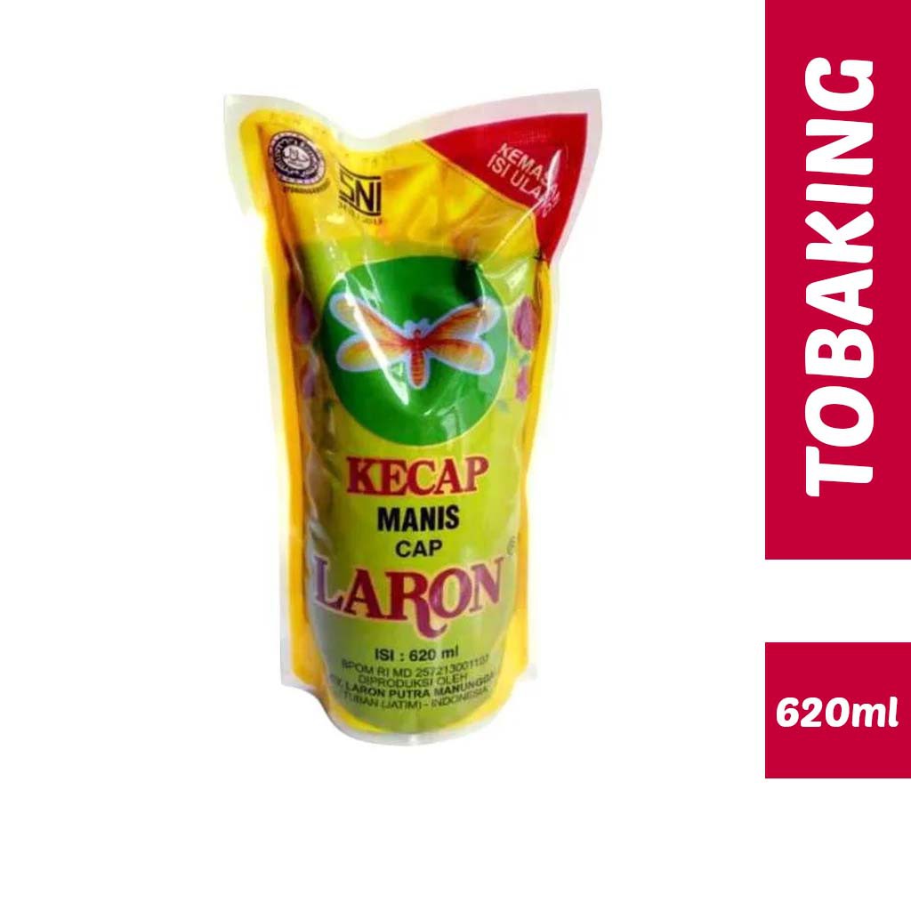 Jual Kecap Manis Cap Laron Kecap Kedelai Tuban 620ml Refill | Shopee ...