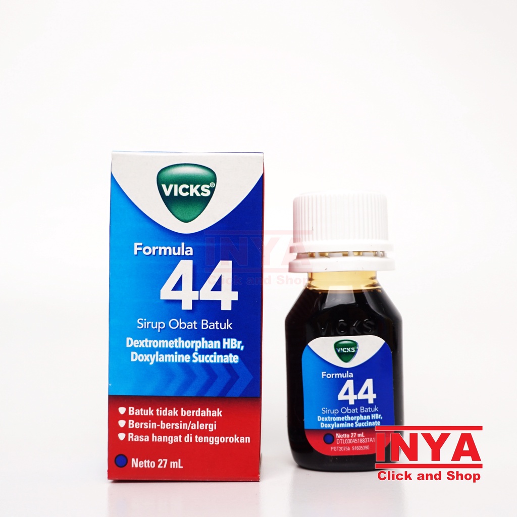 Jual VICKS FORMULA 44 SIRUP OBAT BATUK 27ml | Shopee Indonesia