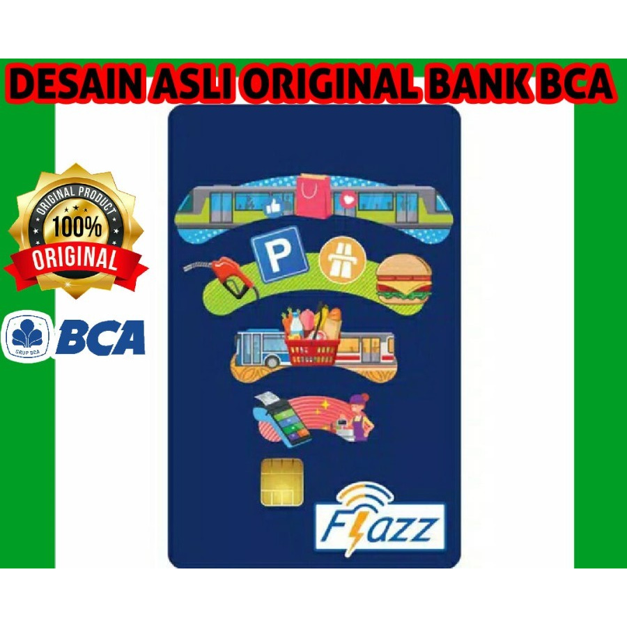 Jual Kartu Flazz BCA Original desain Khusus | Shopee Indonesia