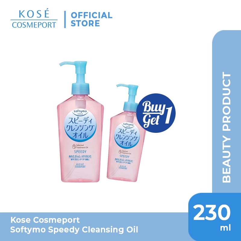 Jual Kose Cosmeport Softymo Speedy Cleansing Oil - 230ml [Twin Pack] | Shopee Indonesia