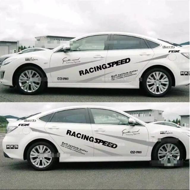 Jual STIKER MOBIL RACING SPEED STIKER MOBIL SPORT RACING MOBIL SEDAN ...