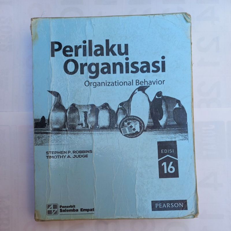 Jual Buku Perilaku Organisasi Stephen P. Robins Versi Bahasa Indonesia ...