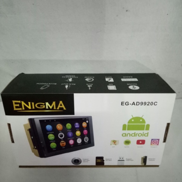Jual Jual Tape head unit Tv Mobil double din android 7 inch ENIGMA EG-AD9920C Murah | Shopee ...