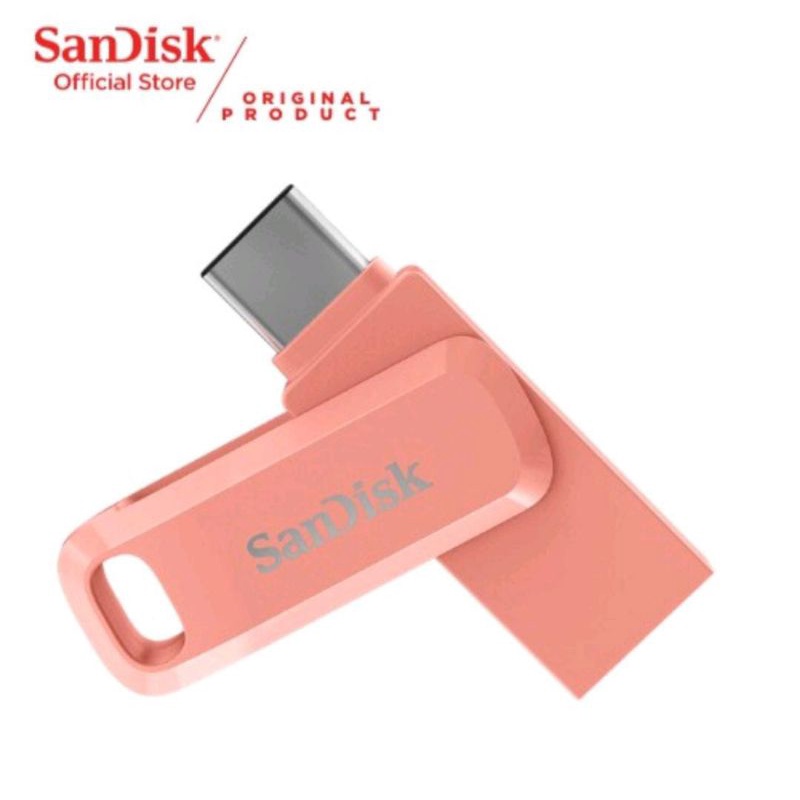 Jual Flashdisk Sandisk Ultra Dual Drive Go Usb Type c 128gb - Peach ...