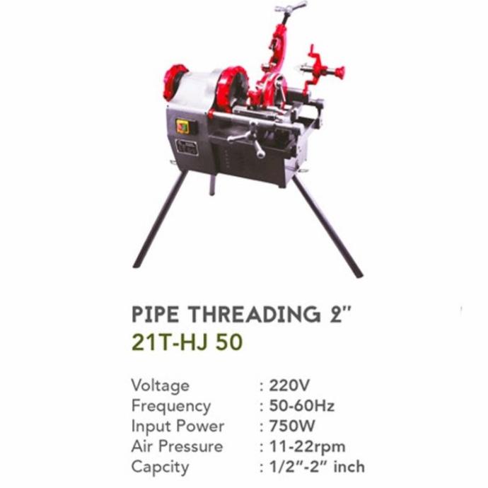 Jual Mesin Senai Pipa Listrik 1/2"-2"/Electric Pipe Threading Machine ...