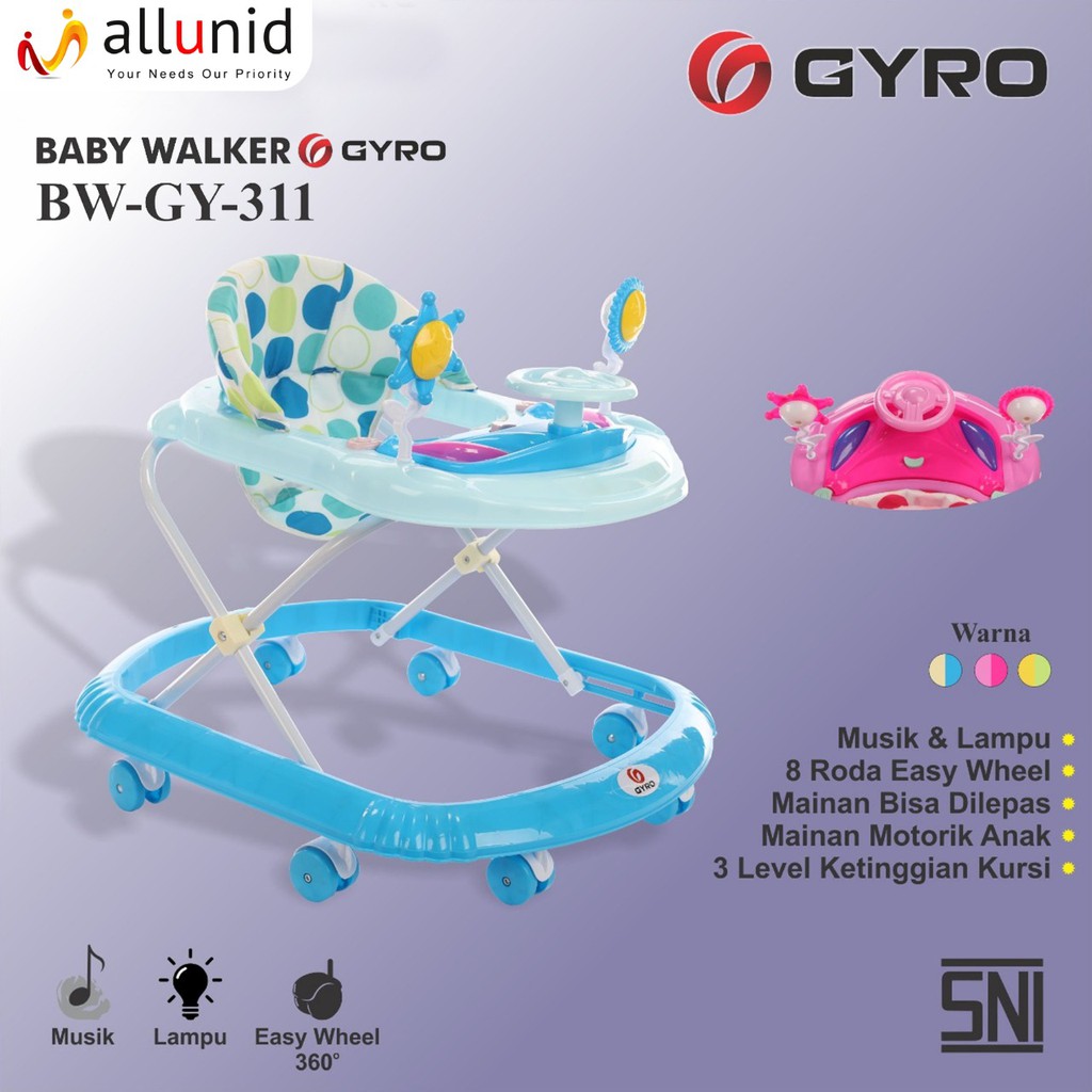 Jual Mainan Anak Murah Kado Ulang Tahun Gift Baby Walker GYRO GY 311 ...