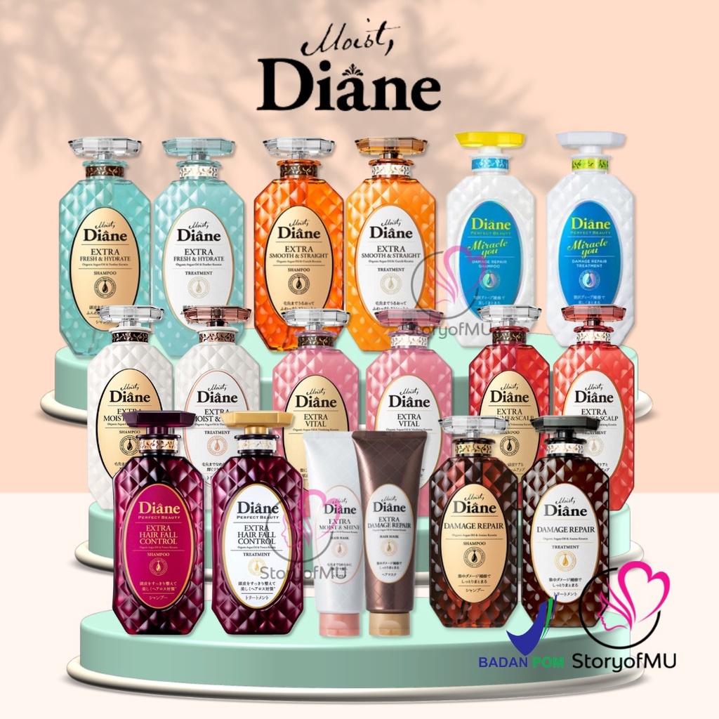 Jual MOIST DIANE Shampoo / Conditioner Treatment Miracle You Perfect ...