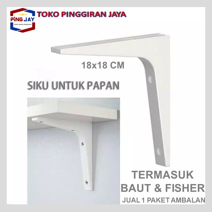 Jual Siku Rak Dinding Siku Rak Siku Dinding Bracket Dinding Penahan ...