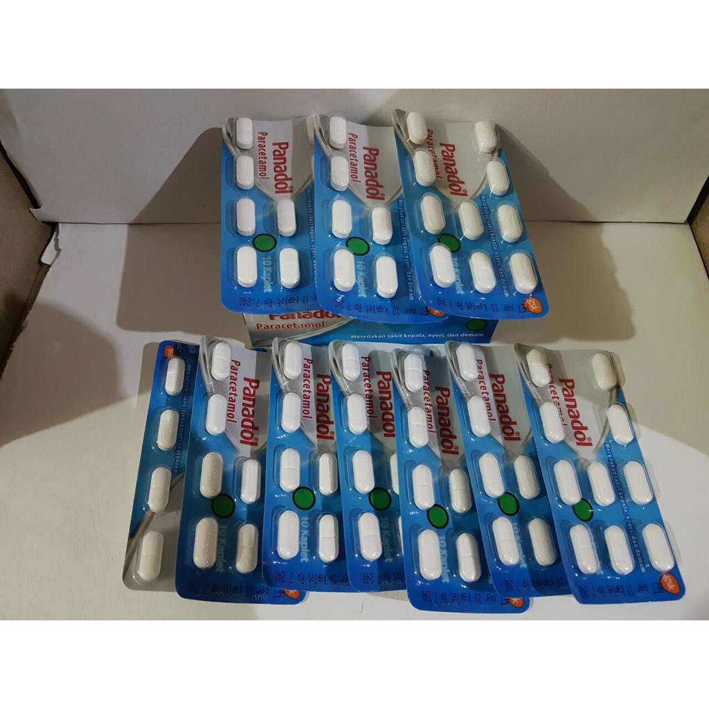 Jual PANADOL PARACETAMOL BIRU BLISTER TABLET STRIP 10'S | Shopee Indonesia