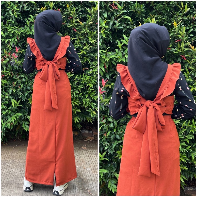 Jual One set vest / setelan wanita / one set reina span/ manset ...