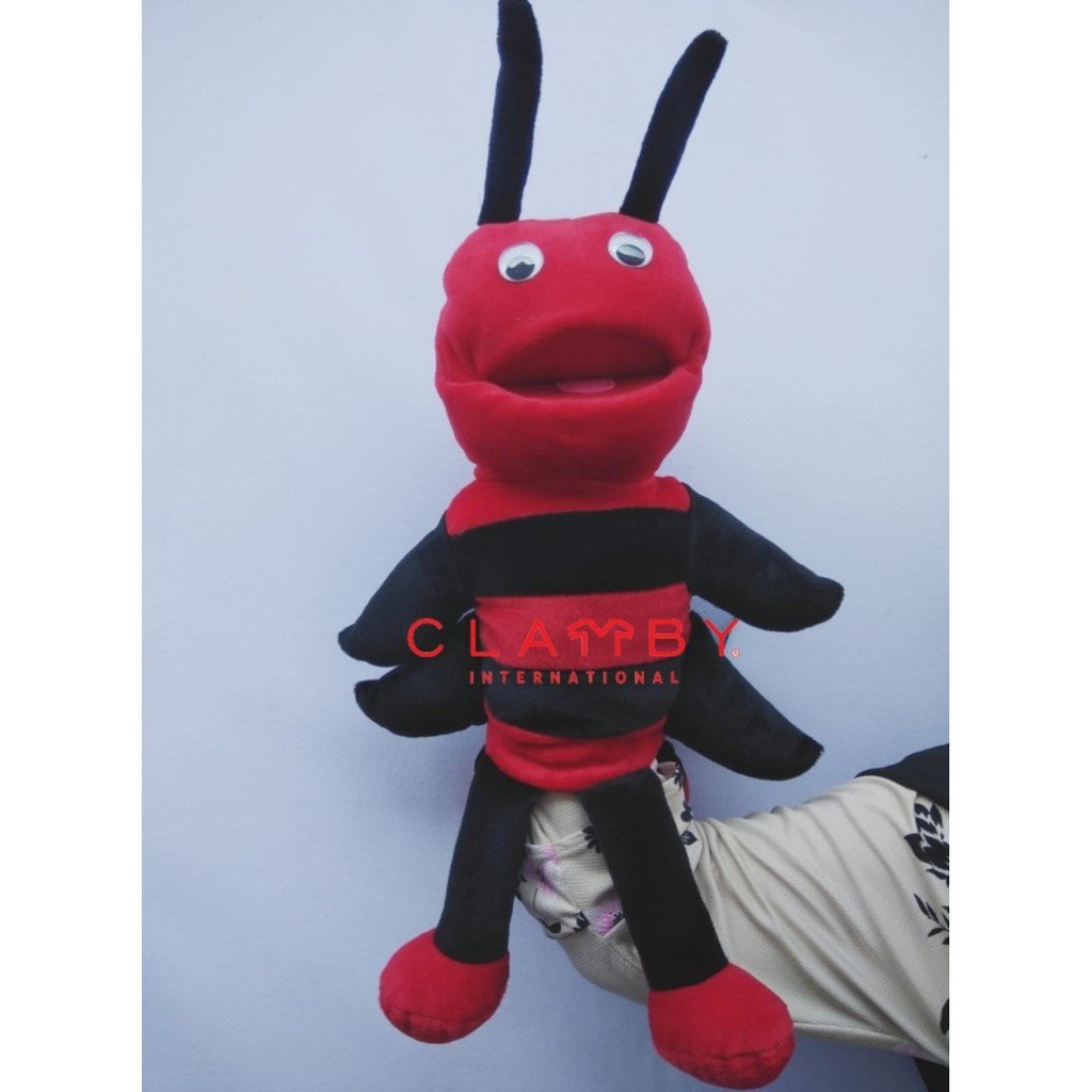 Jual Boneka Tangan Muppet Karakter Semut | Boneka Edukasi | Boneka ...