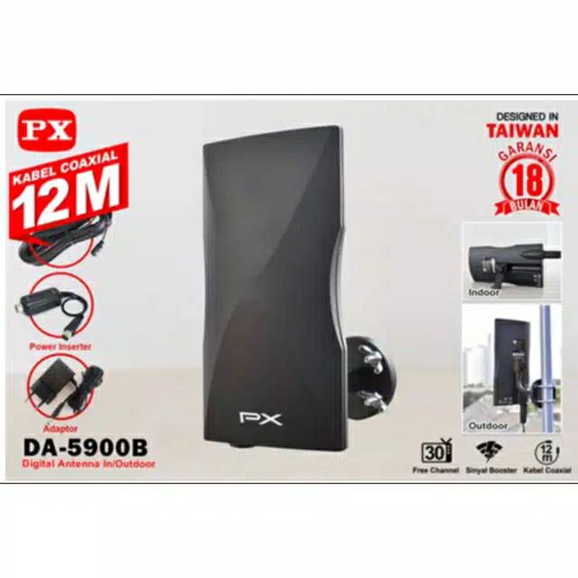 Jual Antena PX digital tv Outdoor/Indoor DA 5900B kabel 12 meter ...