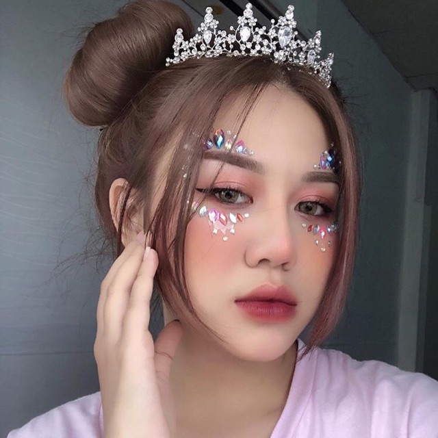 Jual Face Crystal Sticker 09060035 / Stiker Wajah / Stiker Permata ...