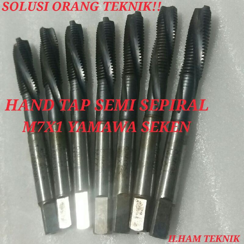 Jual HAND TAP SEMI SEMIRAL M7X1 YAMAWA atau TAP 7X1 YAMAWA SEKEN atau ...