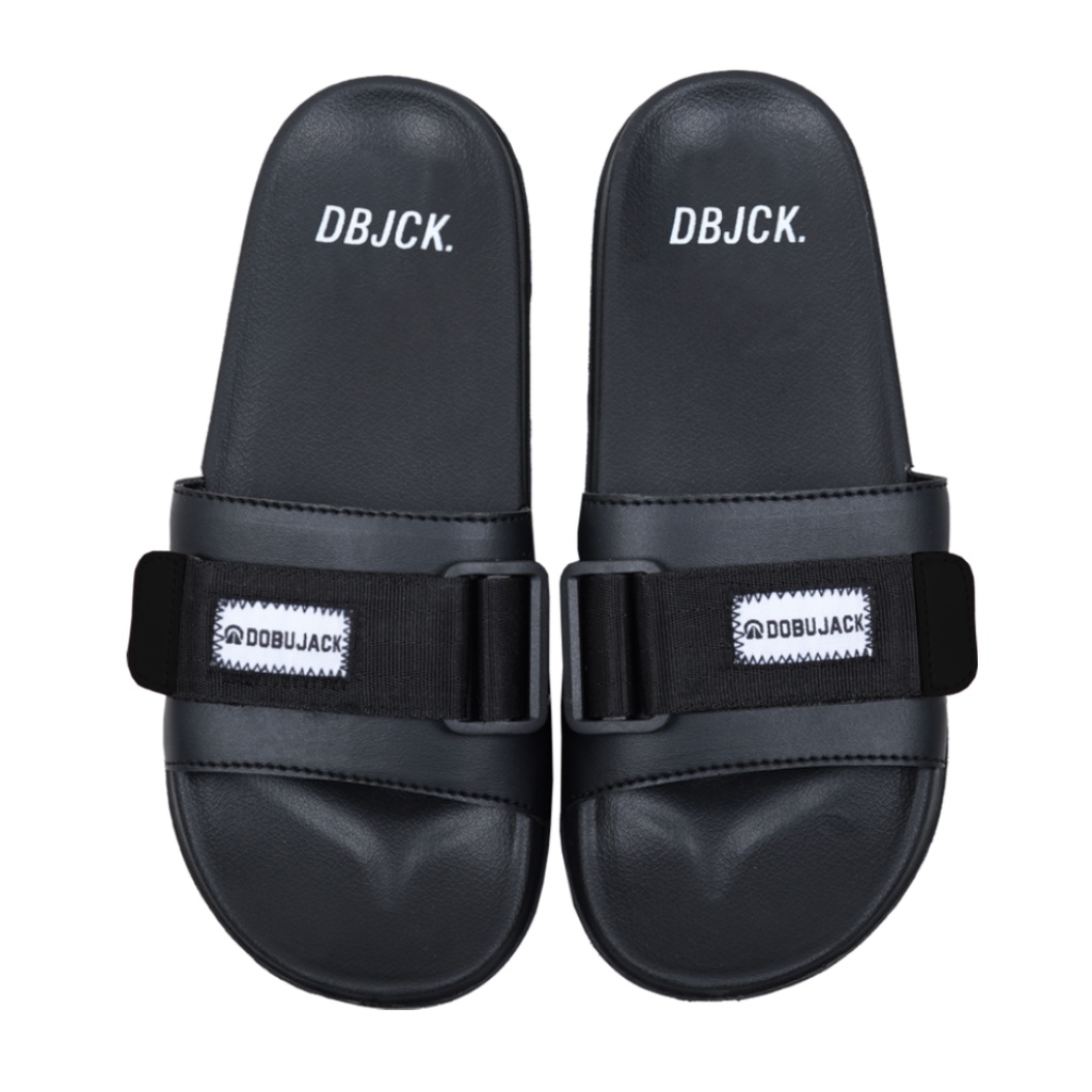 Jual Dobujack Sandals Pantuflas Black | Shopee Indonesia