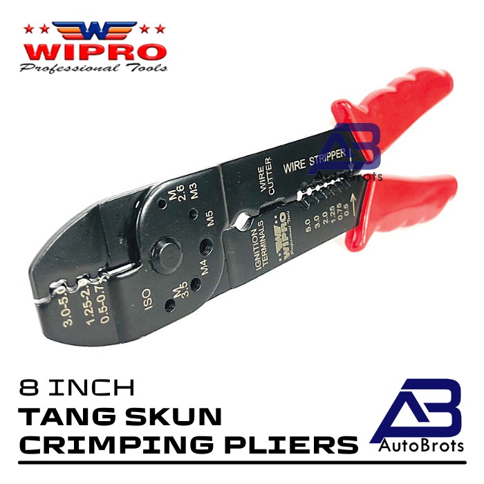Jual Tang Crimping Press Skun 5mm - 0,5mm / 4 Way Crimping Tool - WIPRO ...