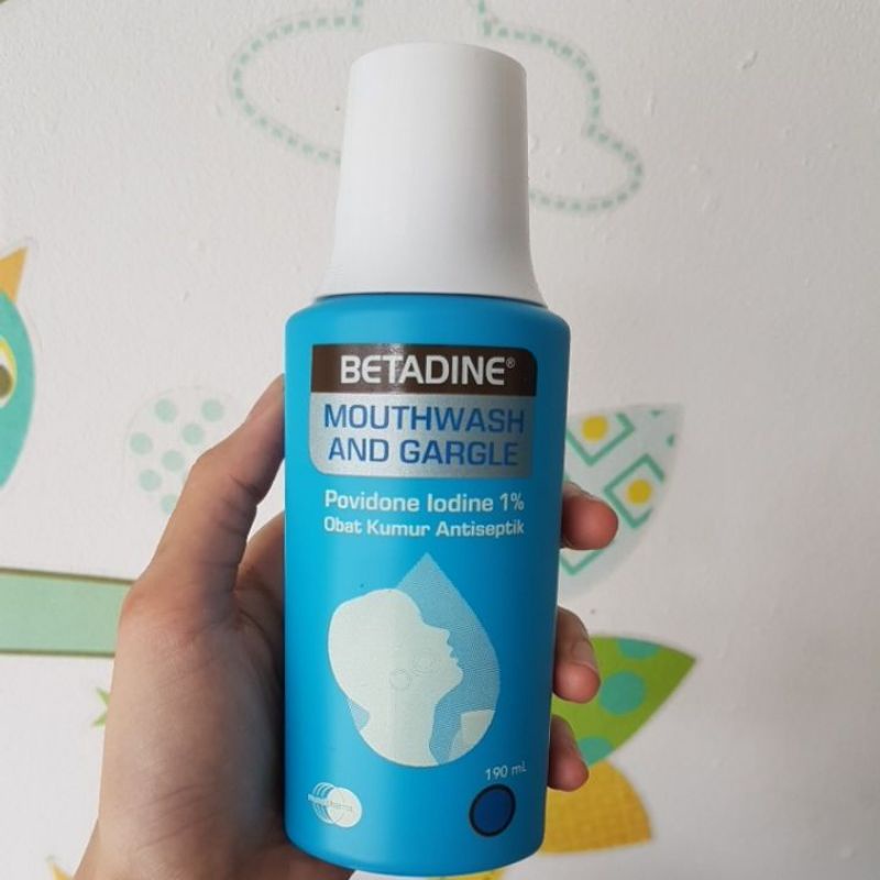 Jual BETADINE Mouthwash & gargle 190ml BETADINE KUMUR | Shopee Indonesia
