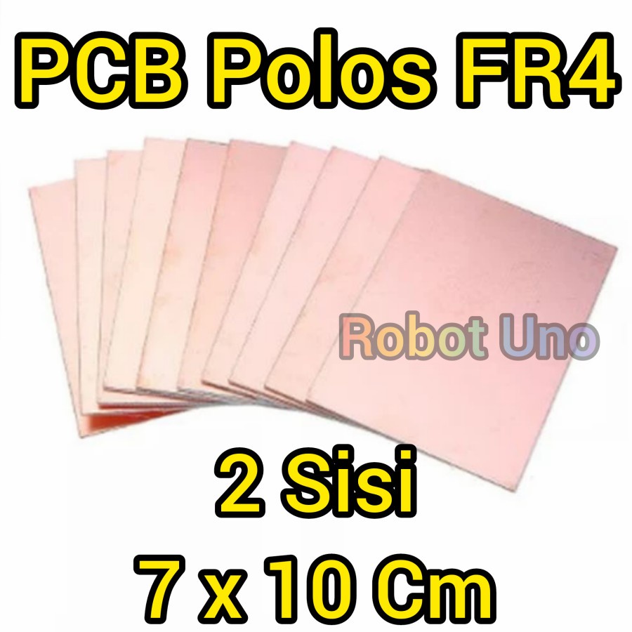 Jual PCB Fiber FR4 2 Sisi 7x10cm Double Side Papan Polos 7x10 cm ...