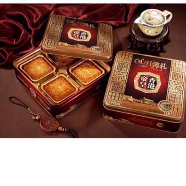 Jual King Mooncake Asli Hongkong 5 kacang Gojin Nut Kue Bulan 2025 Asli ...
