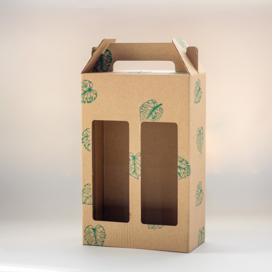 Jual (10pcs) Kardus Jinjing botol 500ml Packaging Hampers Tumbler Box ...