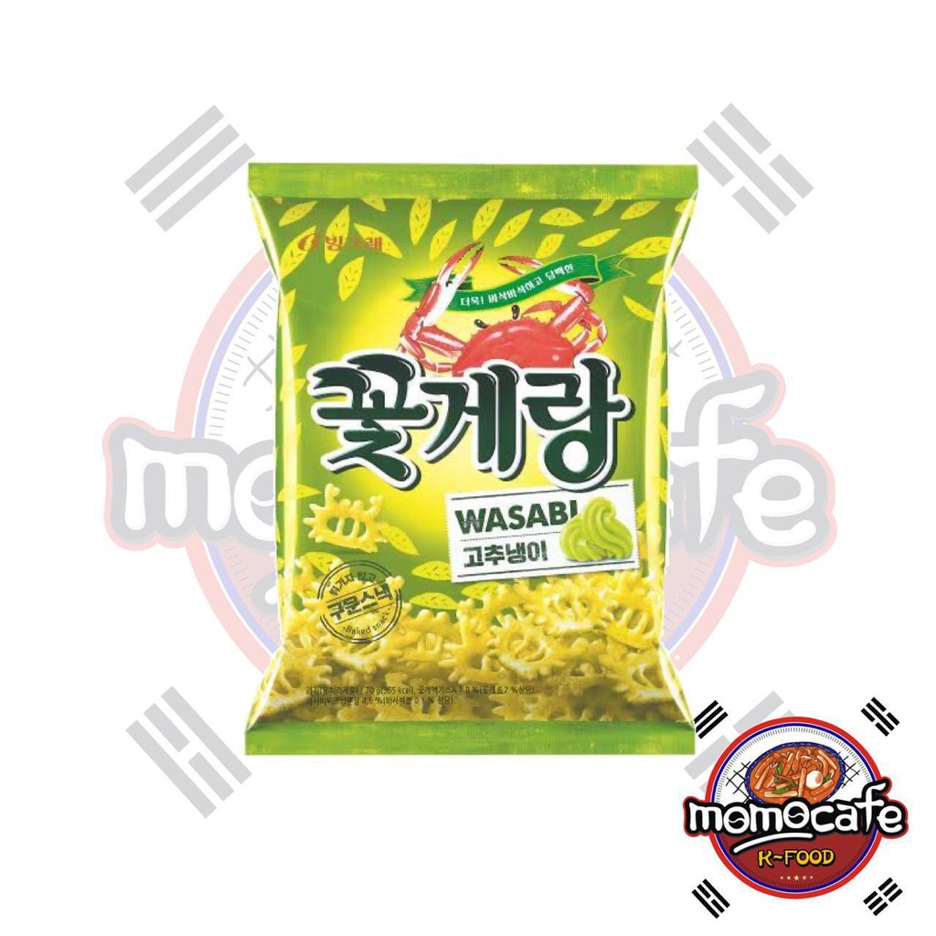 Jual Binggrae Snack Crab Chips - Snack Korean Wasabi 70gr | Shopee ...