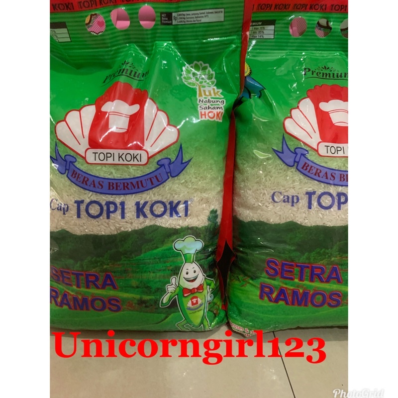 Jual Beras Topi Koki Setra Ramos 5 kg | Shopee Indonesia
