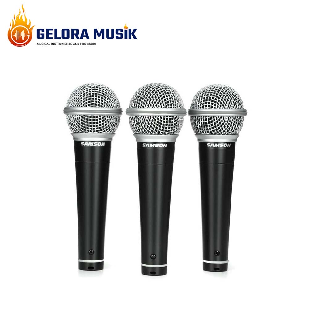 Jual Microphone Samson R21 Cardioid Dynamic Vocal SAR21/Pack (3pcs ...