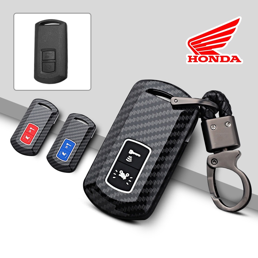 Jual Carbon Fiber ABS Auto Key Cover For Yamaha Honda NMAX XMAX NVX155 ...